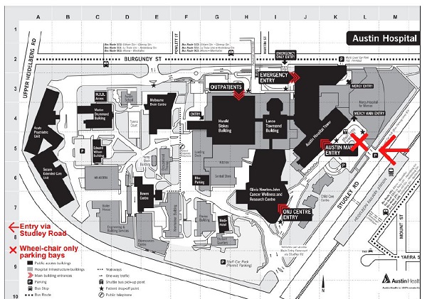 Austin Health: Accessible parking at Austin Tower